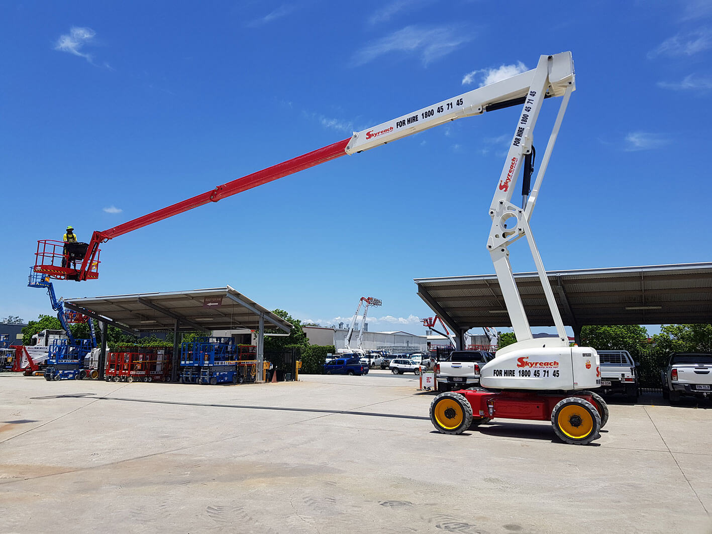 Hybrid Knuckle Boom Lift 85ft Nifty | Access Equipment Hire | Skyreach
